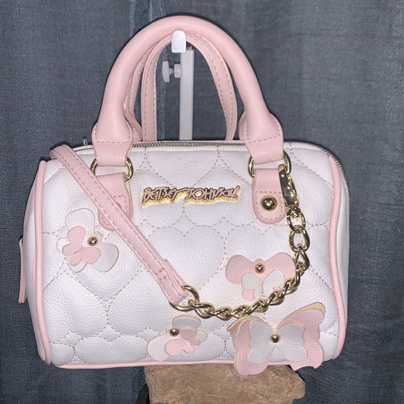 Betsey Johnson | Bags | Betsey Johnson Quilted Butterflies Crossbody ...